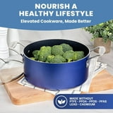 Granite Stone Classic Blue Non-Stick Diamond-Coated 15 Piece Kitchen ...
