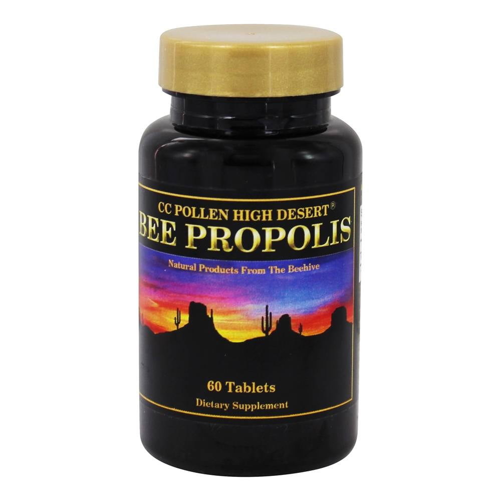 CC Pollen - High Desert Bee Propolis - 60 Tablets - Walmart.com