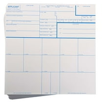 FD-258 Fingerprint Cards, Applicant - 250 Pack - Walmart.com