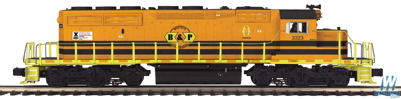 MTH 20-20579-1 O Buffalo & Pittsburgh SD40-2 Diesel Loco w/Proto-Sound ...