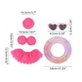 Btomtd Swim Ring and Bikini Summer Porch Goose Outfits, Outdoor Yard ...