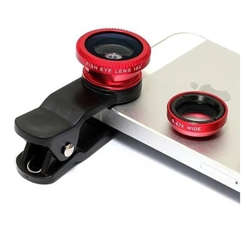 Buy 3-in-1 Universal Clip on Smartphone Camera Lens - 6 Colors Online ...