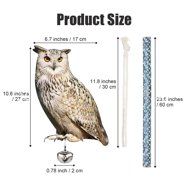 Bird-X Prowler Owl Realistic Owl Decoy Scarecrow Flapping Wings Repel ...