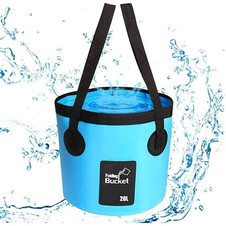 20L Collapsible Bucket, Collapsible Water Bag, Portable Water Container ...