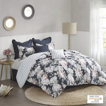 Home Essence Apartment Makenna Cotton Comforter Set - Walmart.com