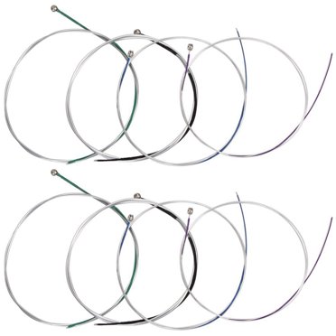 Stravilio 3/4 and 4/4 Violin Strings, Steel Core, Bronze-Silver Wound ...