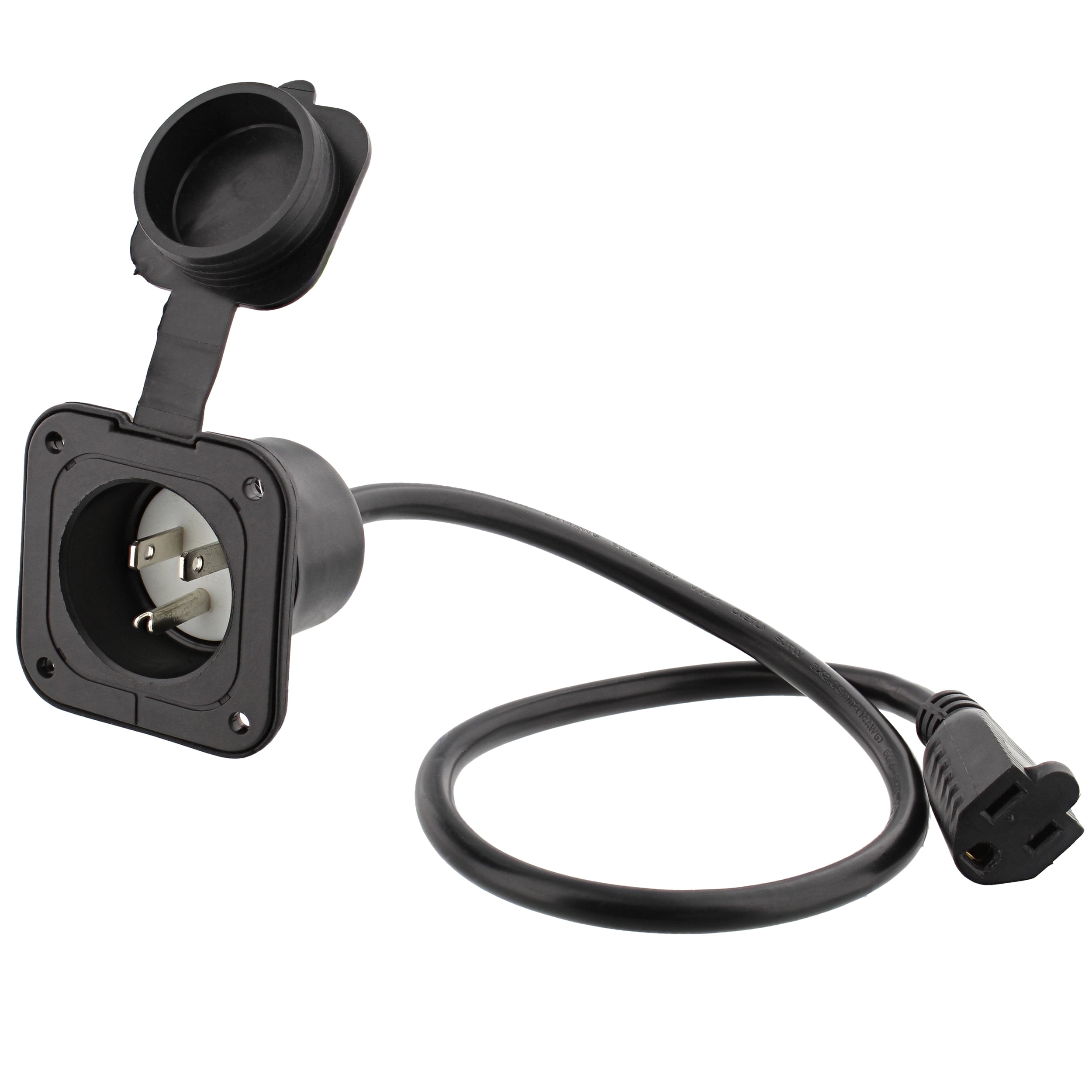 Dumble Power Inlet Port Plug 125 Volt AC Port Plug 15 Amp RV Electrical ...