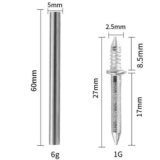 Clavo invisible, clavo de doble cabeza, línea de rodapié, clavo ...