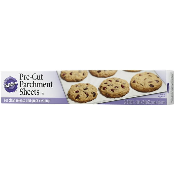 Wilton Pre-Cut Parchment Sheets, 24-Count - Walmart.com - Walmart.com