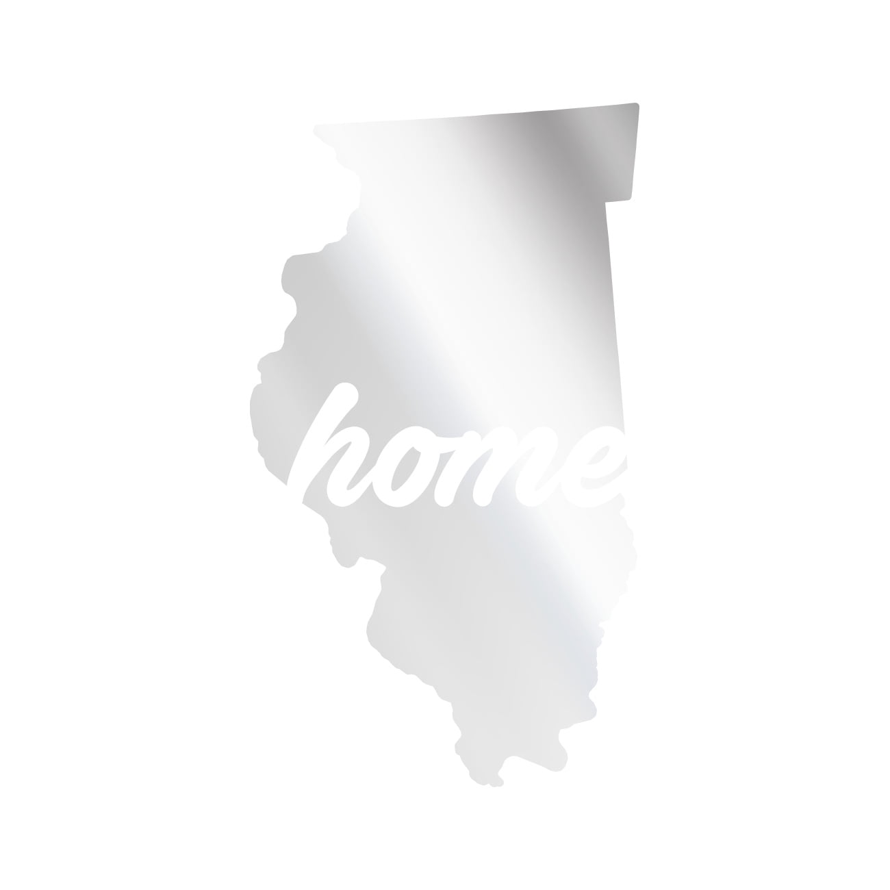 Illinois Home Sticker Decal Die Cut - Self Adhesive Vinyl ...