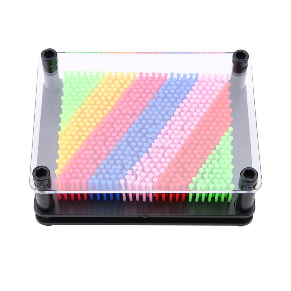 "Spptty Pin Art Board, Pin Art Toy,3D Pin Art Board Novel Pin Art Toy ...