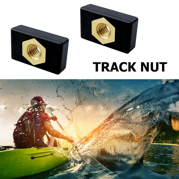 Peggybuy Copper Sliding Nut Kayak Side Track Rail Fishing Rod Pole ...