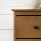 Walker Edison Jules 4-Drawer Solid Wood Caramel Dresser - Walmart.com