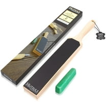 SHARPAL 205H Double-sided Leather Strop (Genuine Cowhide) 13.2" x 2.4 ...