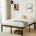 ULIESC 14" Heavy Duty Metal Platform Bed Frame, No Box Spring Needed, Queen Size - Walmart.com
