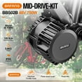 BAFANG Mid Drive Kit 1000W BBS02B Electric Bike Conversion Kit 48V ...