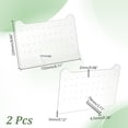 Clear Acrylic Slant Back Earring Storage Rack Earring Display Holder ...