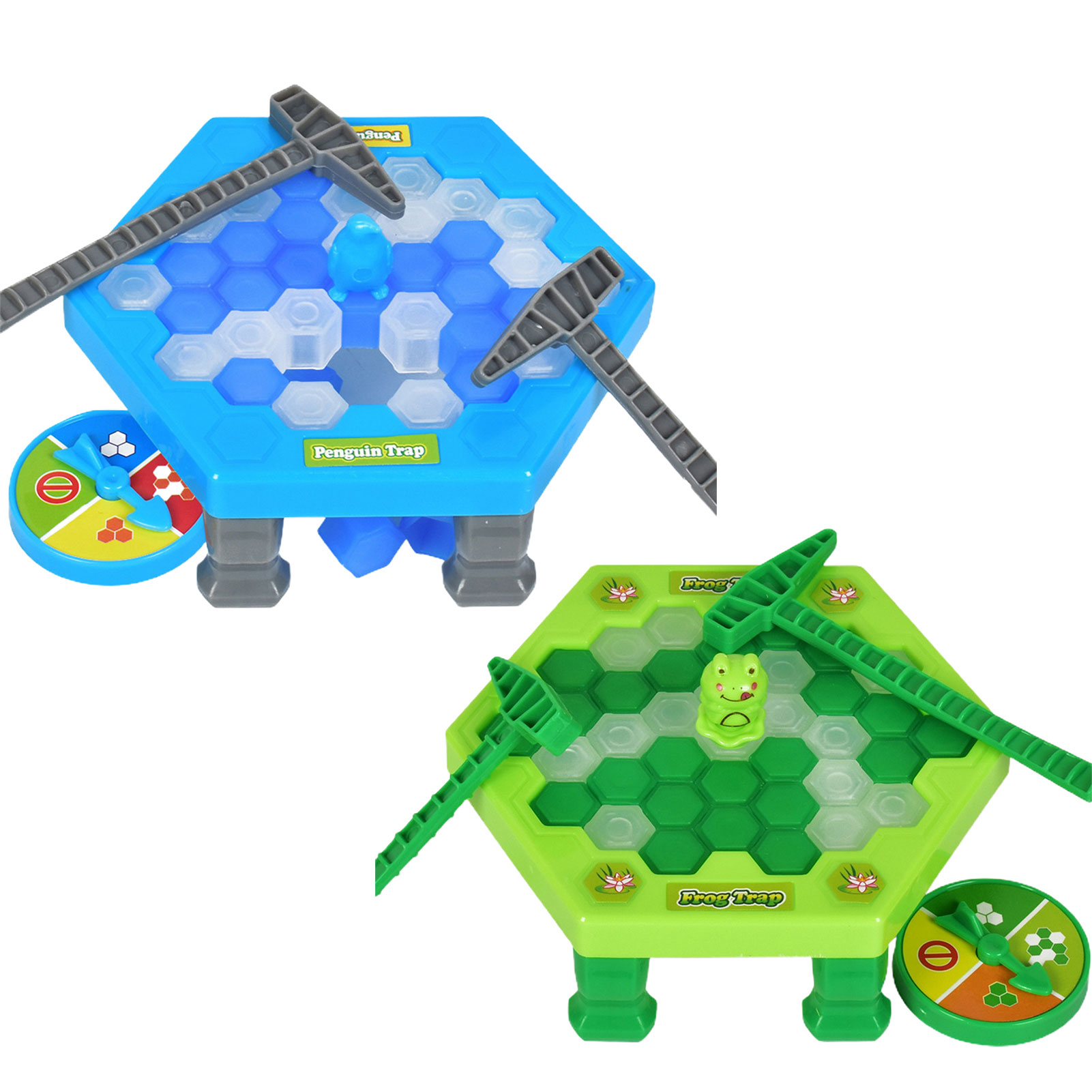 shenmeida Save Penguin On Ice Game, Frog Trap Toy Break ice Activate ...