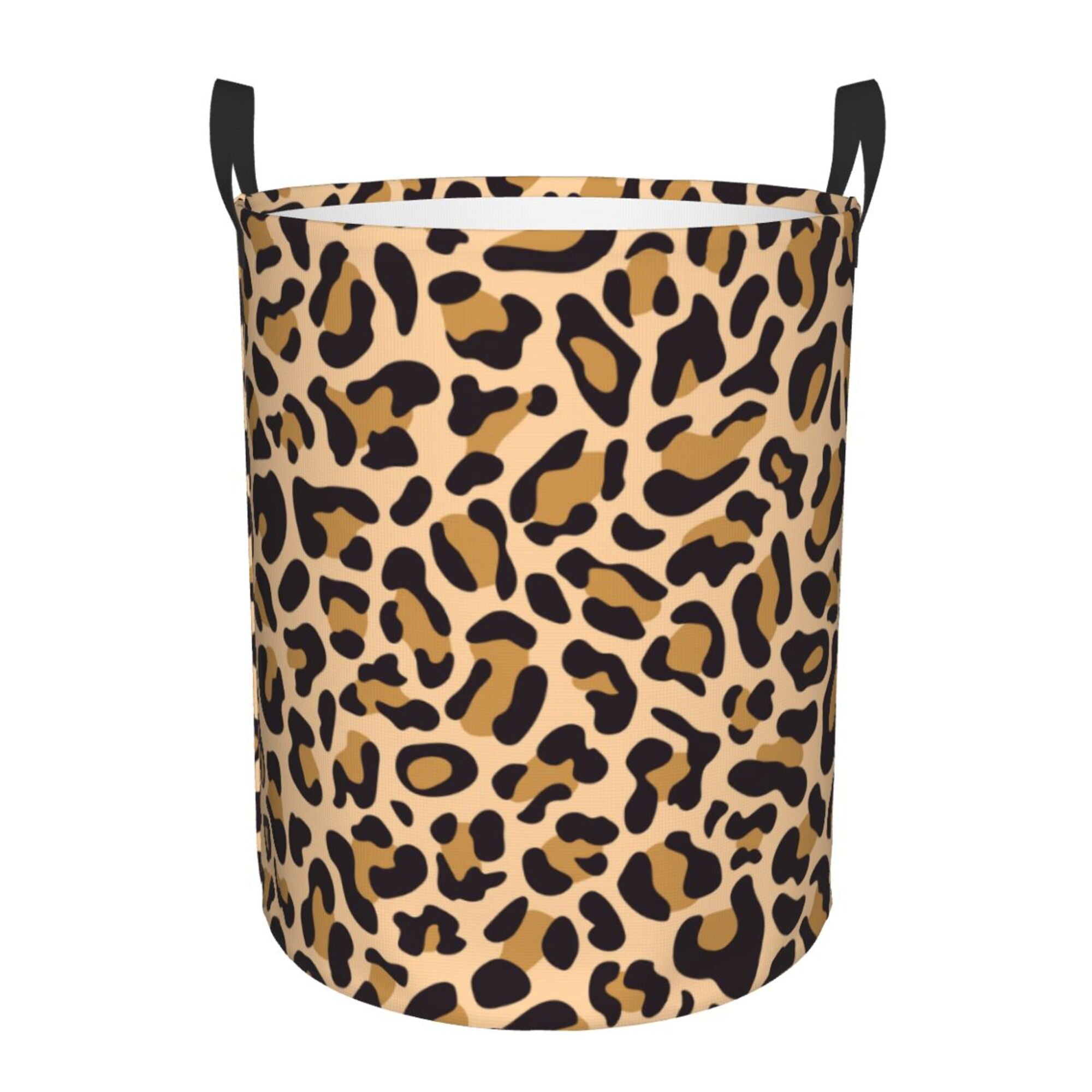 DouZhe Waterproof Collapsible Large Laundry Baskets, Abstract Leopard ...