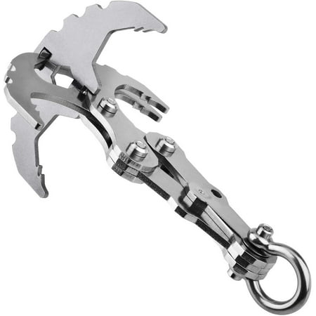 Grappling hook multi-function claw stainless steel for outdoor climbing Multi-functional gravity ...
