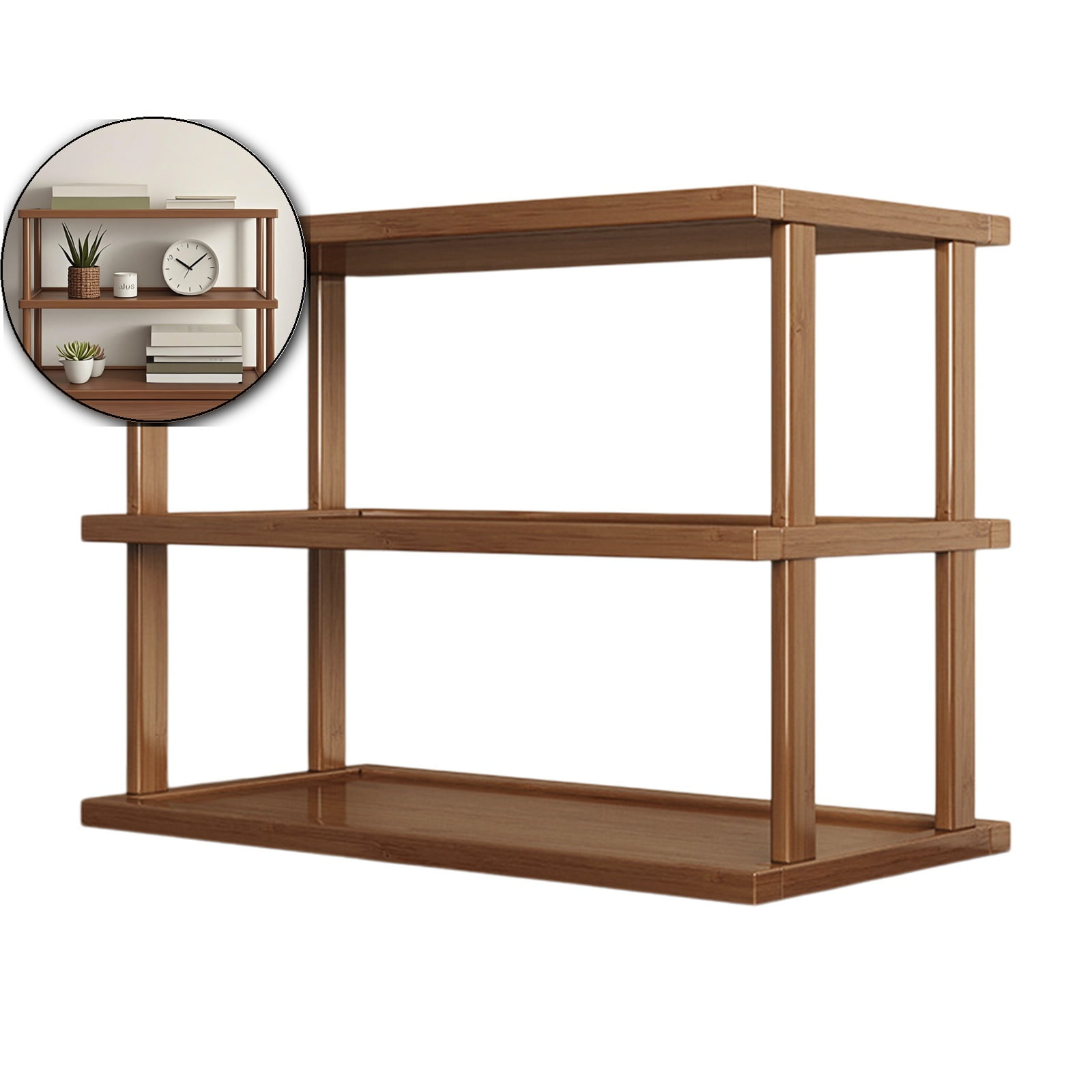 Click here for Dvruxg Kitchen Countertop Organizer Wooden Counter... prices