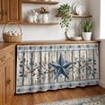 Cabinet Curtains for Shelves, Texas Star Navy Blue Under Sink Cabinet ...
