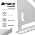 7 Inch Aluminum Rafter Square With Clear Engraved Scale Precision ...