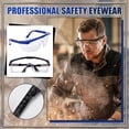 Clear Anti-Splash Dust Windproof Safety Work Goggles, High Transparent ...