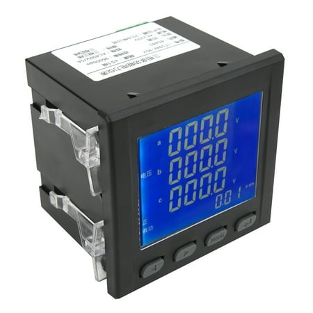 Power Meter LT194E-9SY Digital Display Multi Function Power Meter 3 Phase 3 Wire / 3 Phase 4 ...