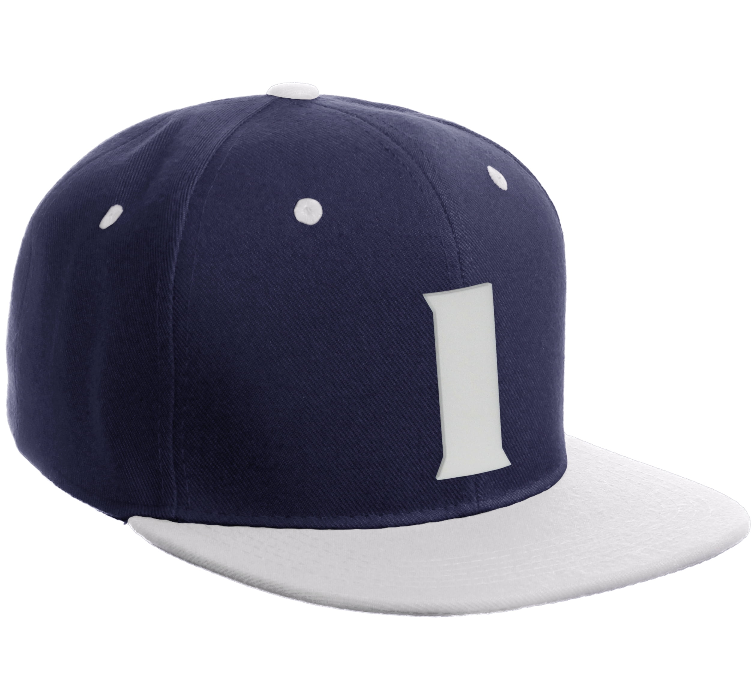 Daxton Classic Snapback Hat 3D Capital Alphabet Letters Flat Bill Visor ...