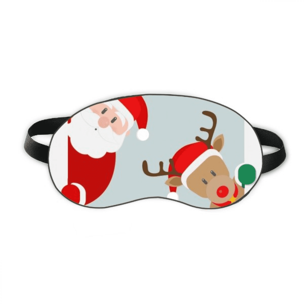 La Navidad Santa Claus Elk peep Máscara de sueño | Bodega Aurrera en línea