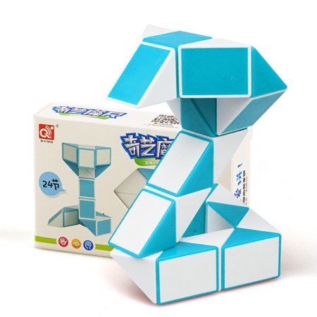 Volkmi 1 box of ABS Qiyi magic ruler 72 segments purple and white ...