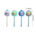 4Pcs Plush Pom-pom Gel Pens Cute Cartoon Student Gel Pen 0.5mm Black ...