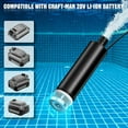 Portable Water Transfer Pump for Craftsman 20v Battery, 500GPH 100W ...