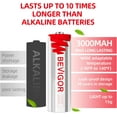 Lithium Batteries AA 12Pack, 3000mAh 1.5V Double A Lithium Battery ...