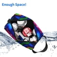 Colorful Splatter Paint Travel Hanging Toiletry Bag For Men Women Water ...
