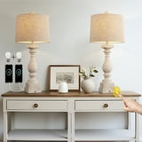"Oneach 3 Way Dimmable Touch Table Lamp Set of 2 with USB Port, 27.75 ...