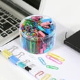 Binder & Paper Clips, Plastic Paper Clips, Assorted Binder Clips ...