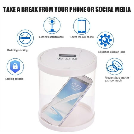 Timed Lock Box Kitchen Storage Lock Box Container Sturdy Durable Mobile ...