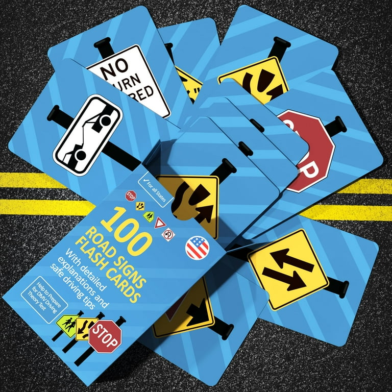 Road Signs Flash Cards With Detailed Explanations And Safe, 43% OFF