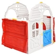 CIPACHO Kids Cottage Playhouse Foldable Plastic Indoor Outdoor Toy ...