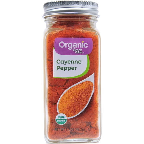 Great Value Organic Cayenne Pepper, 1.7 oz - Walmart.com - Walmart.com