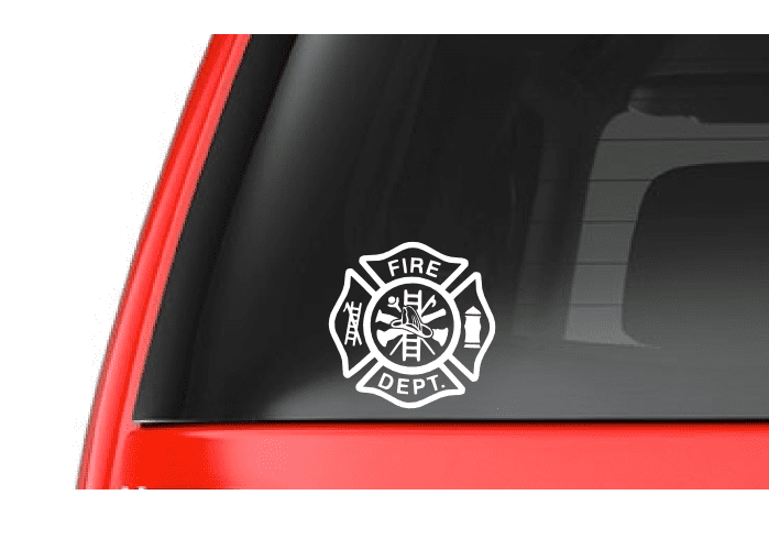 Fire Deparment Logo (T15) Firefighter Vinyl Decal Sticker Car Window ...