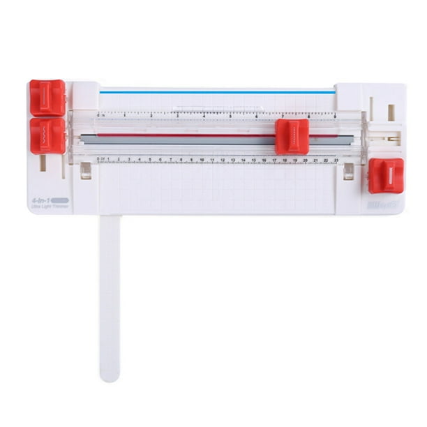 KW-trio 4in1 Mini Paper Trimmer Rotary Cutter 23cm Cut Length for A3 A4 ...