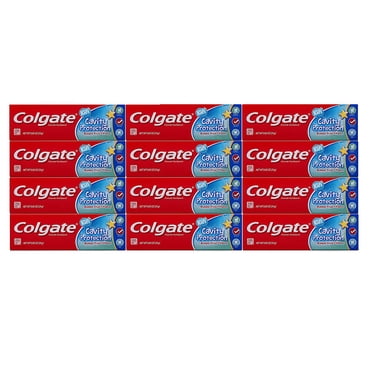 Colgate Cavity Protection Toothpaste, Fluoride Formulation, Travel Size ...