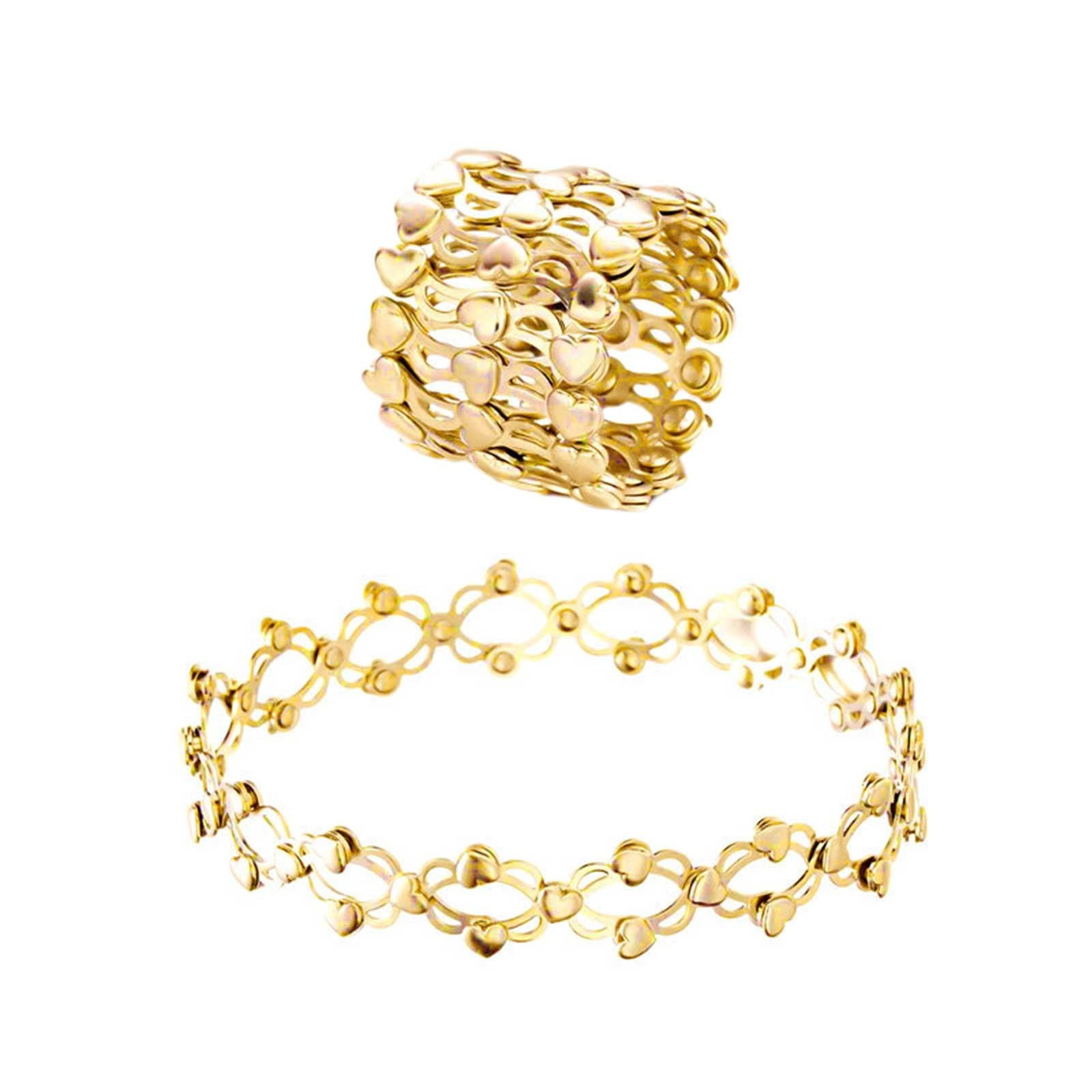 Adjustable Folding Bracelet Ring Transformable Retractable Jewelry ...