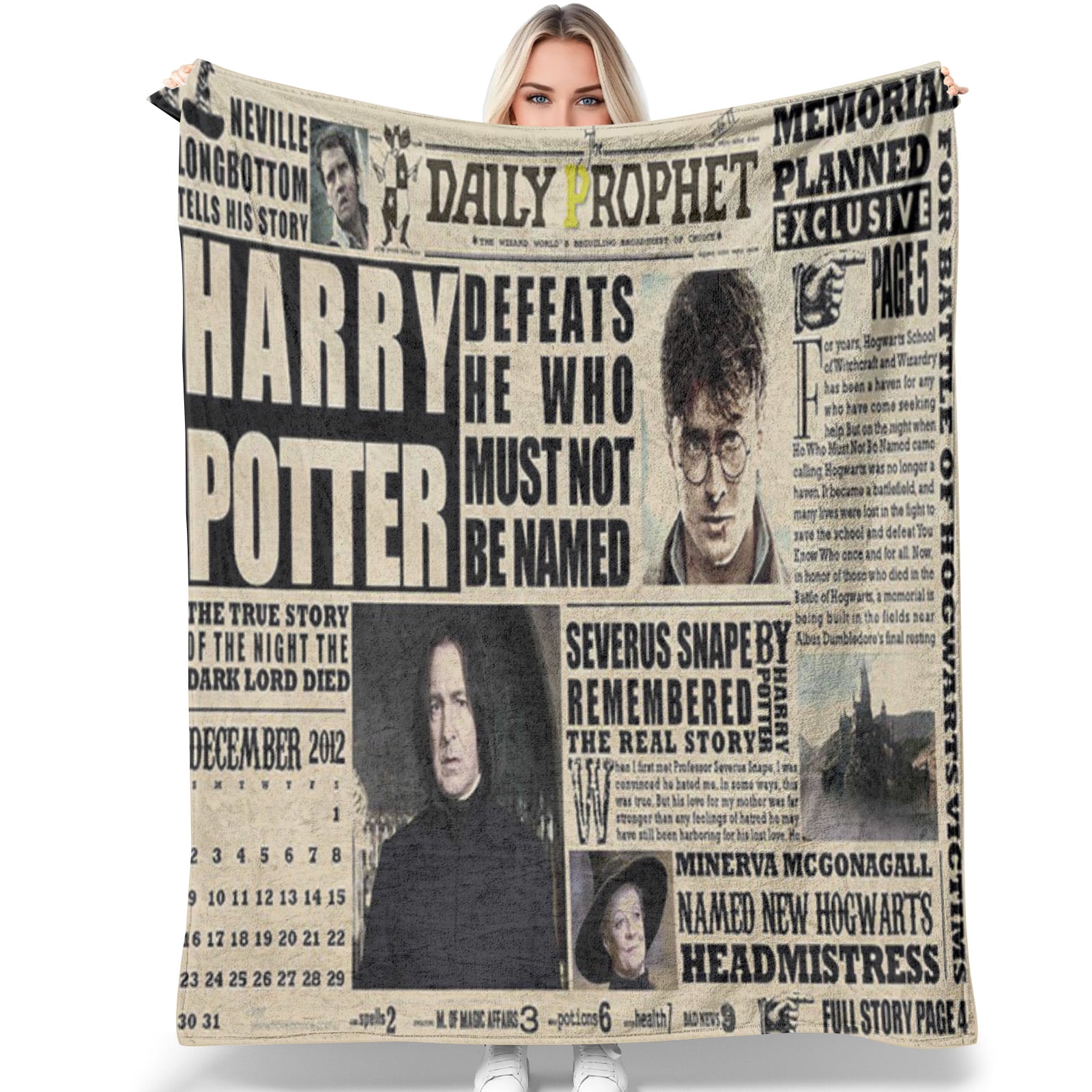 Click here for Mryumi Harry Potter Blanket Super Soft Flannel Lig... prices