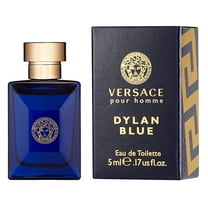 Versace Dylan Blue Eau De Toilette Mini for Men, 0.17 Oz Cologne ...