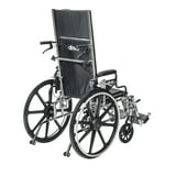 Drive Medical Viper Plus GT Full Reclining Wheelchair, Detachable Desk Arms, 20" Seat HSA/FSA ...