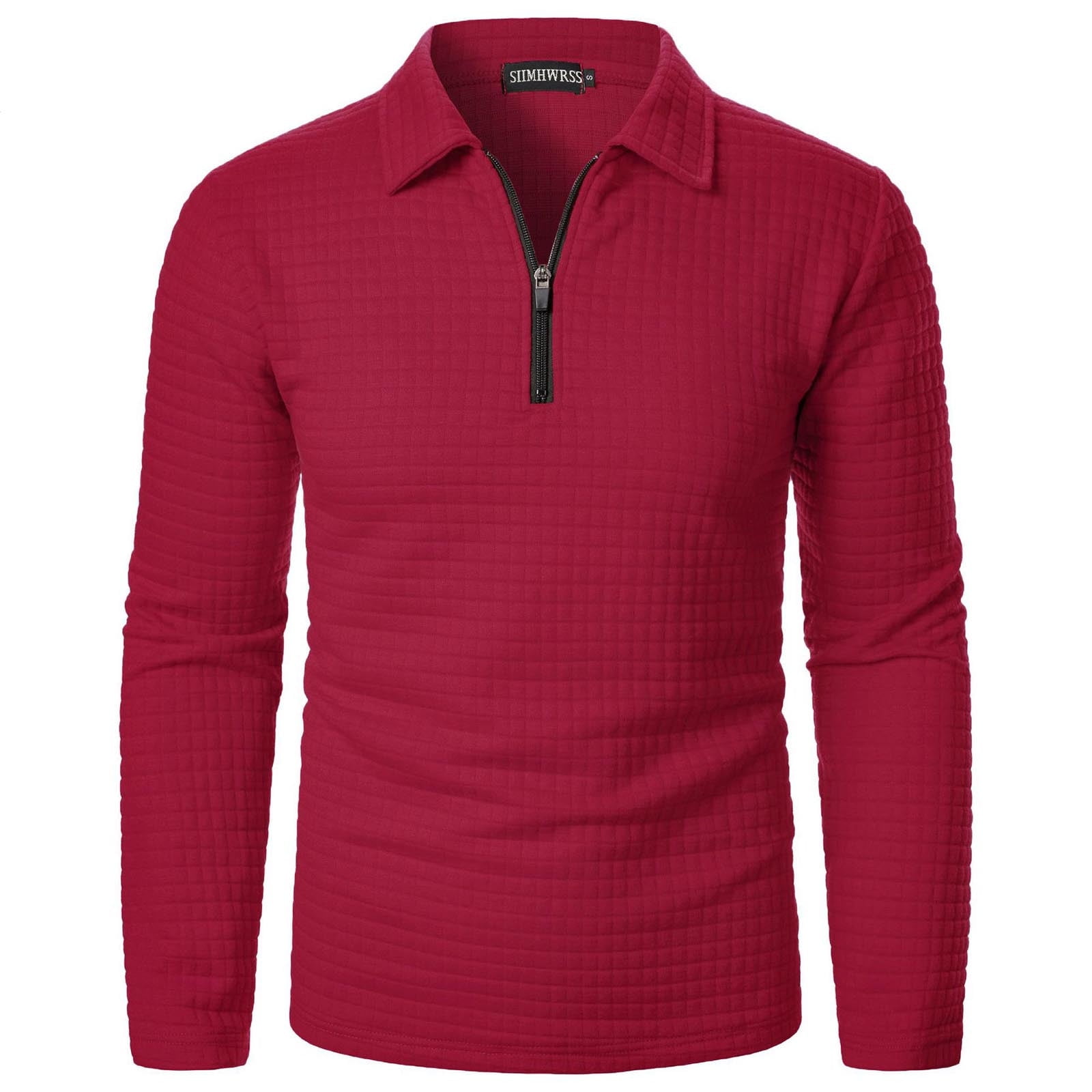 Click here for Cfhntfmh Mens Quarter Zip Sweatshirts Slim Casual... prices